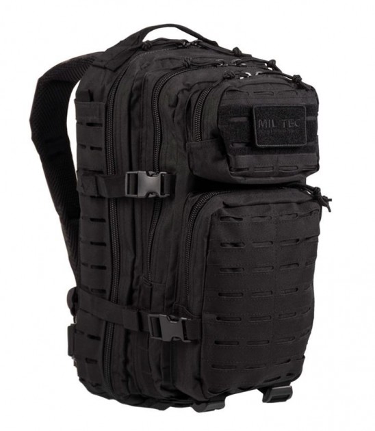 Us Assault Pack Small Laser Cut Sort | Utstyrskontroll.no